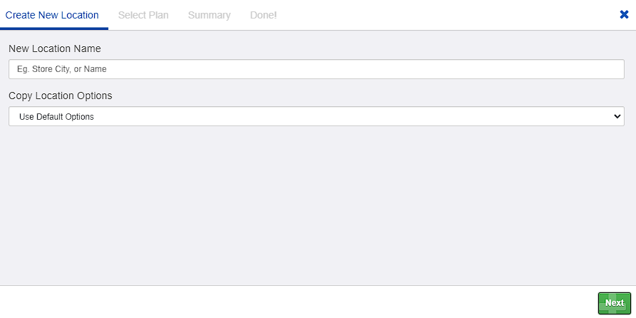 Add a Location – SimpleConsign