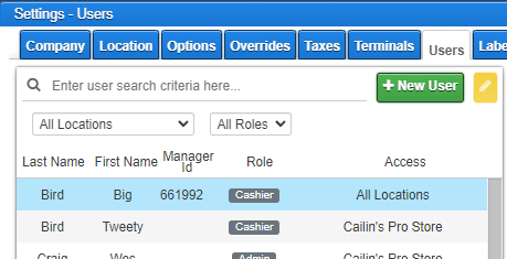 Navigate to User Settings – SimpleConsign
