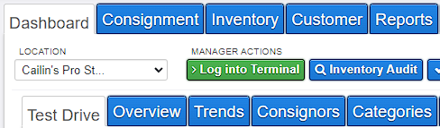 Terminal Login – SimpleConsign