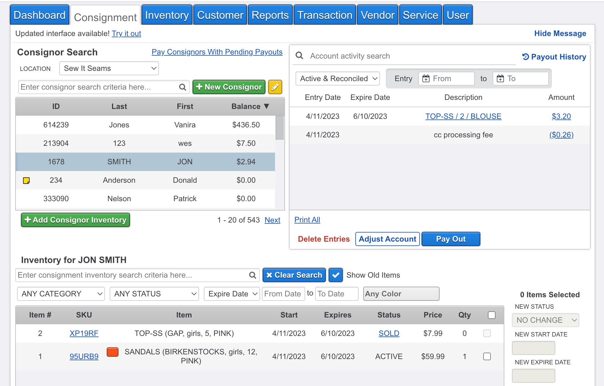 Sold with the Wrong Consignor – SimpleConsign