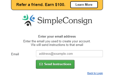 Forgot Login ID? – SimpleConsign
