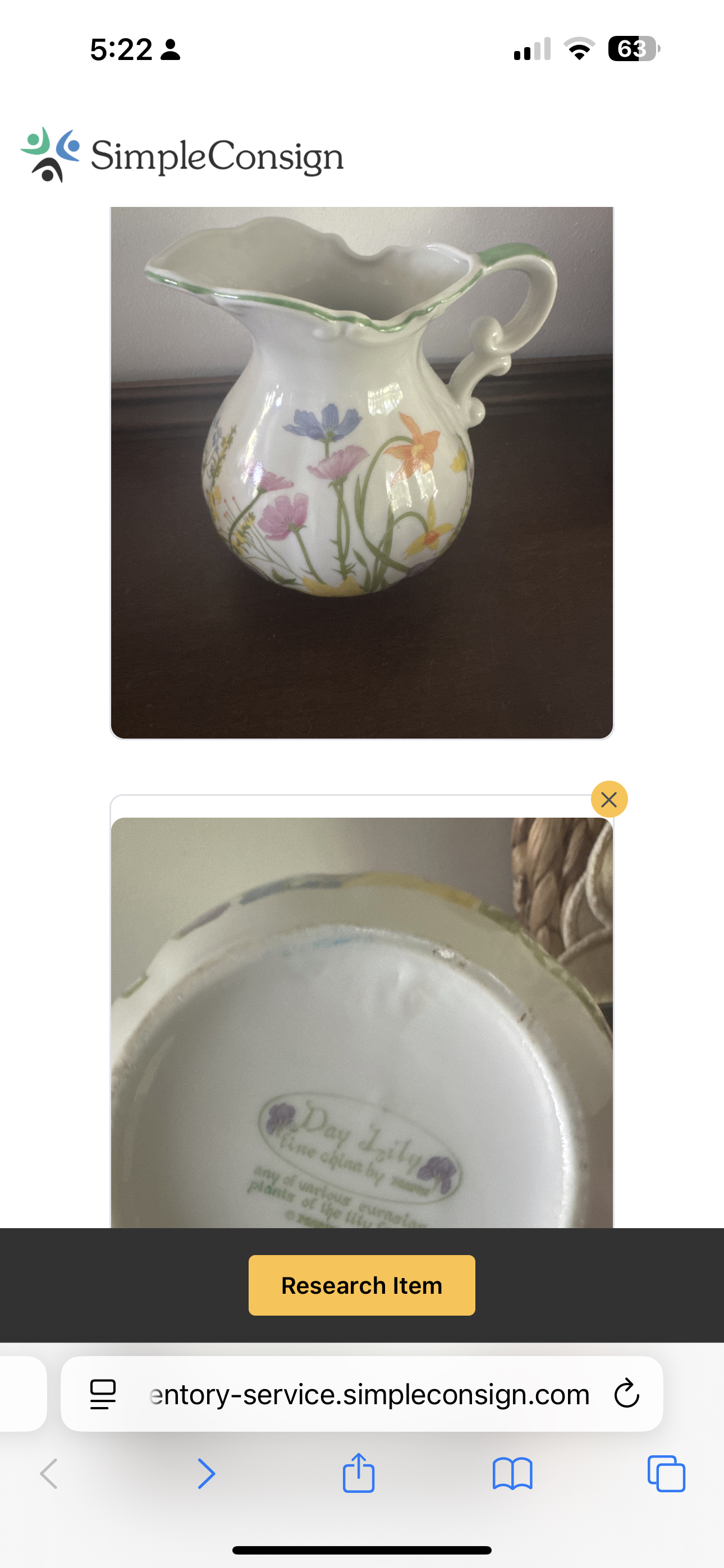 AI-Automated Item Entry – SimpleConsign