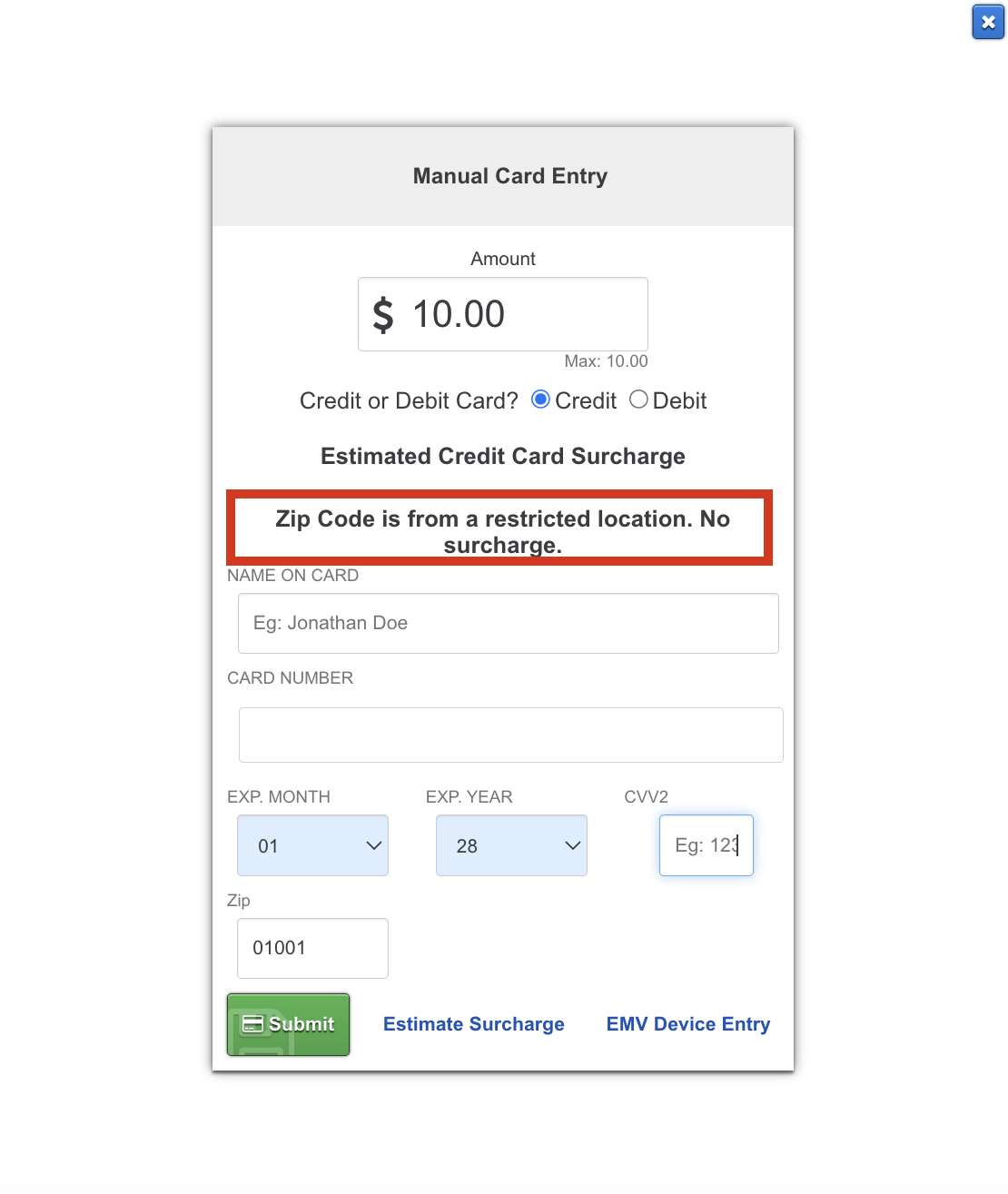 Merchant Surcharge Program (MSP) Overview – SimpleConsign